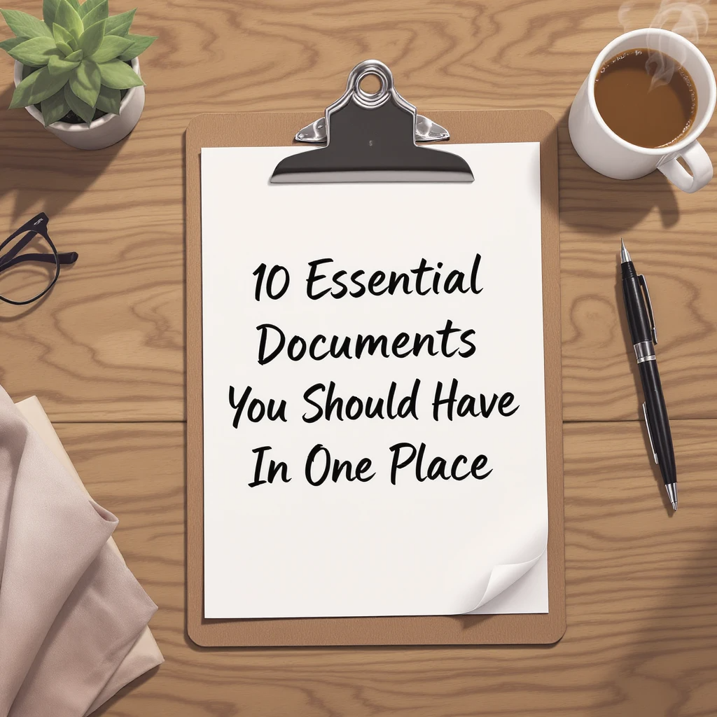 10 Essential Documents Every Family Should Have in One Place - End of ...